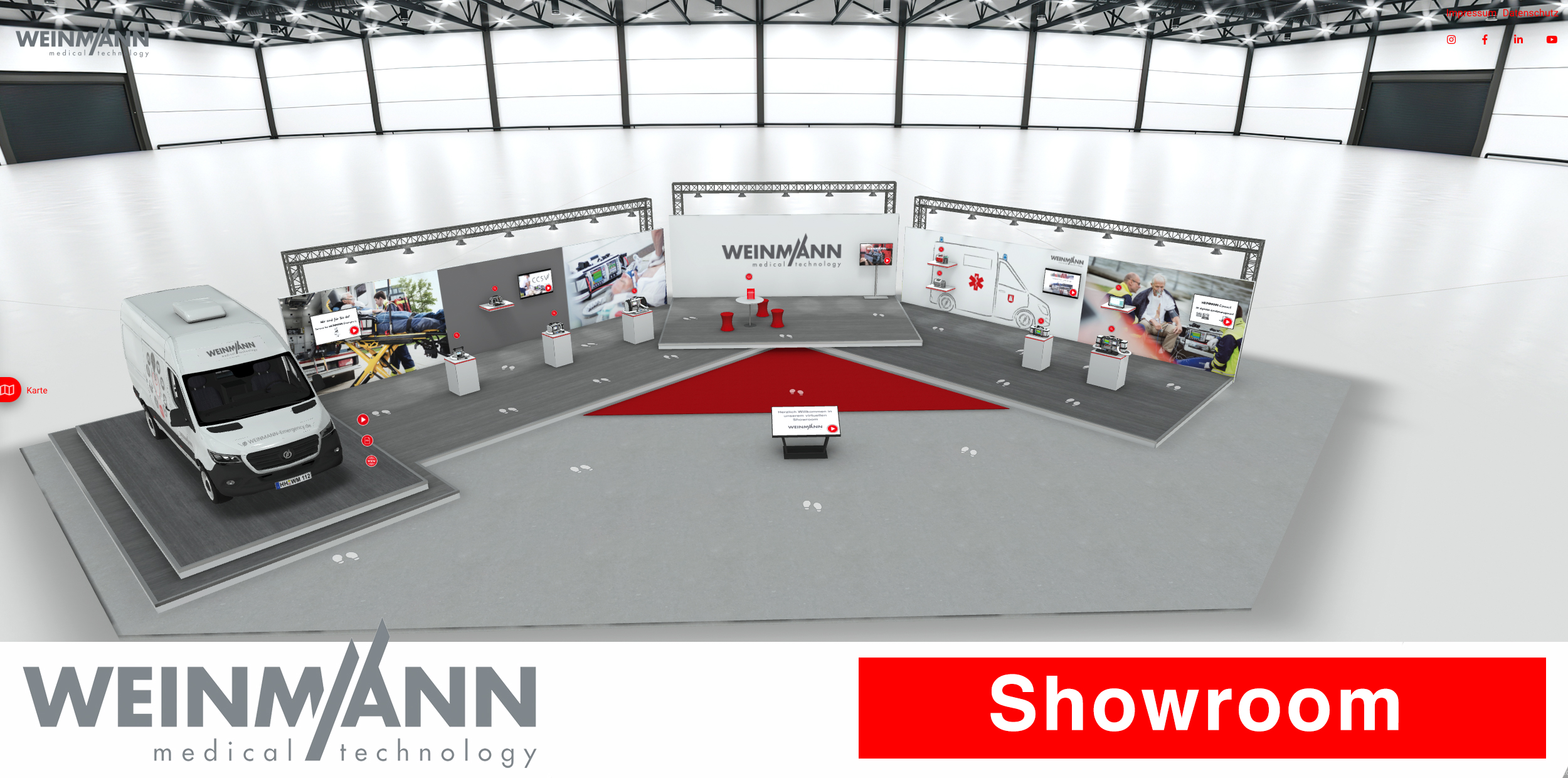 Virtueller Showroom - WEINMANN Emergency Medical Technology GmbH + Co. KG
